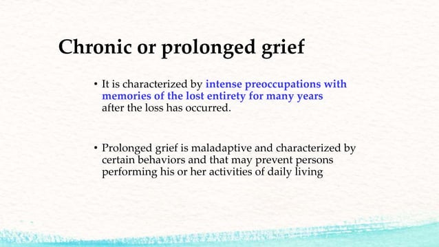 Grief and loss | PPTX