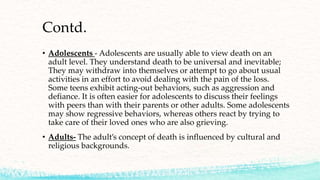 Grief and loss | PPTX