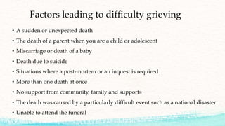Grief and loss | PPTX