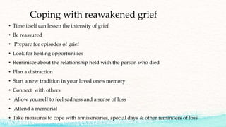 Grief and loss | PPTX