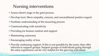 Grief and loss | PPTX