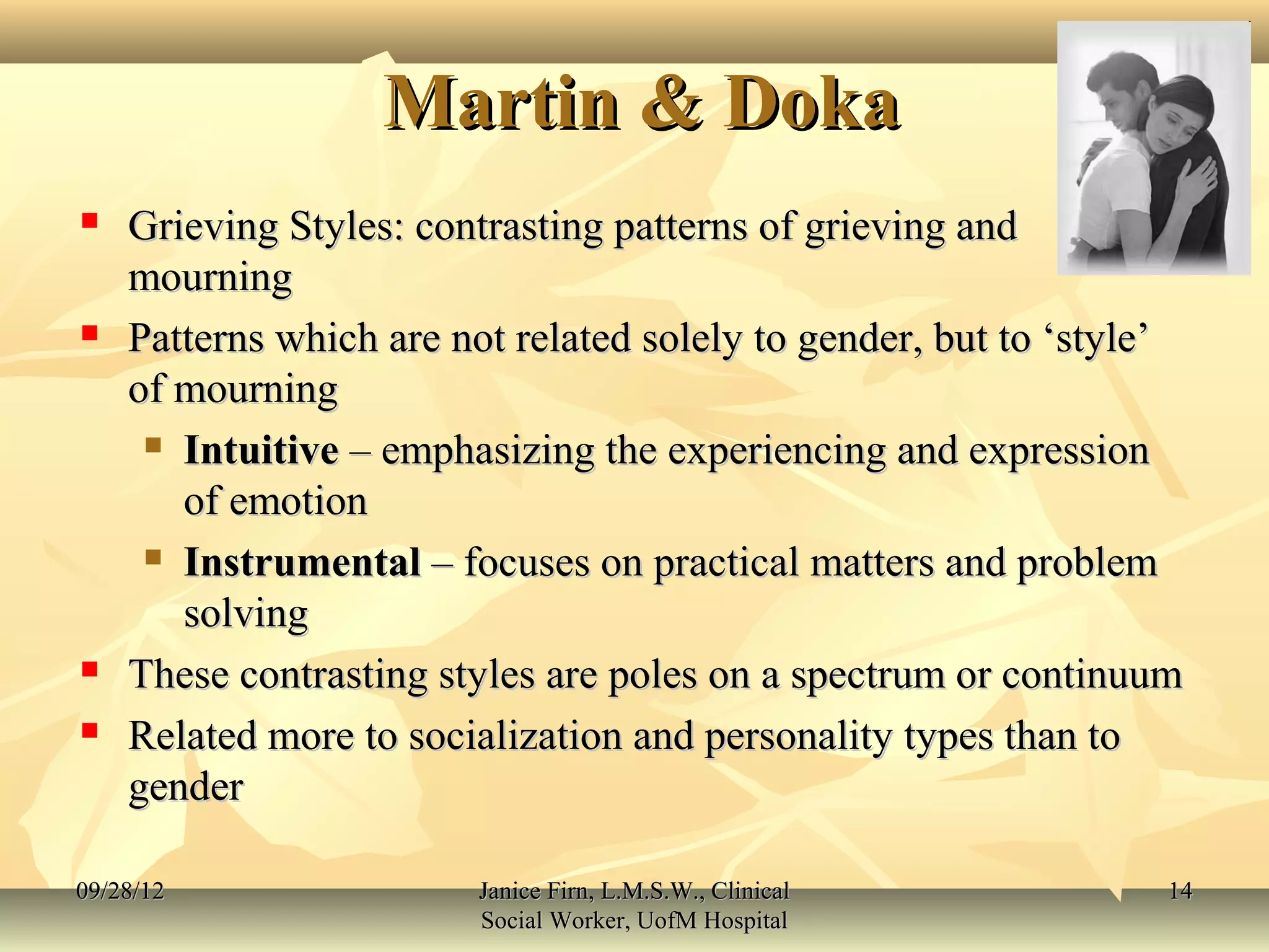 Grief and Loss in Addiction and Recovery - September 2012 | PPT