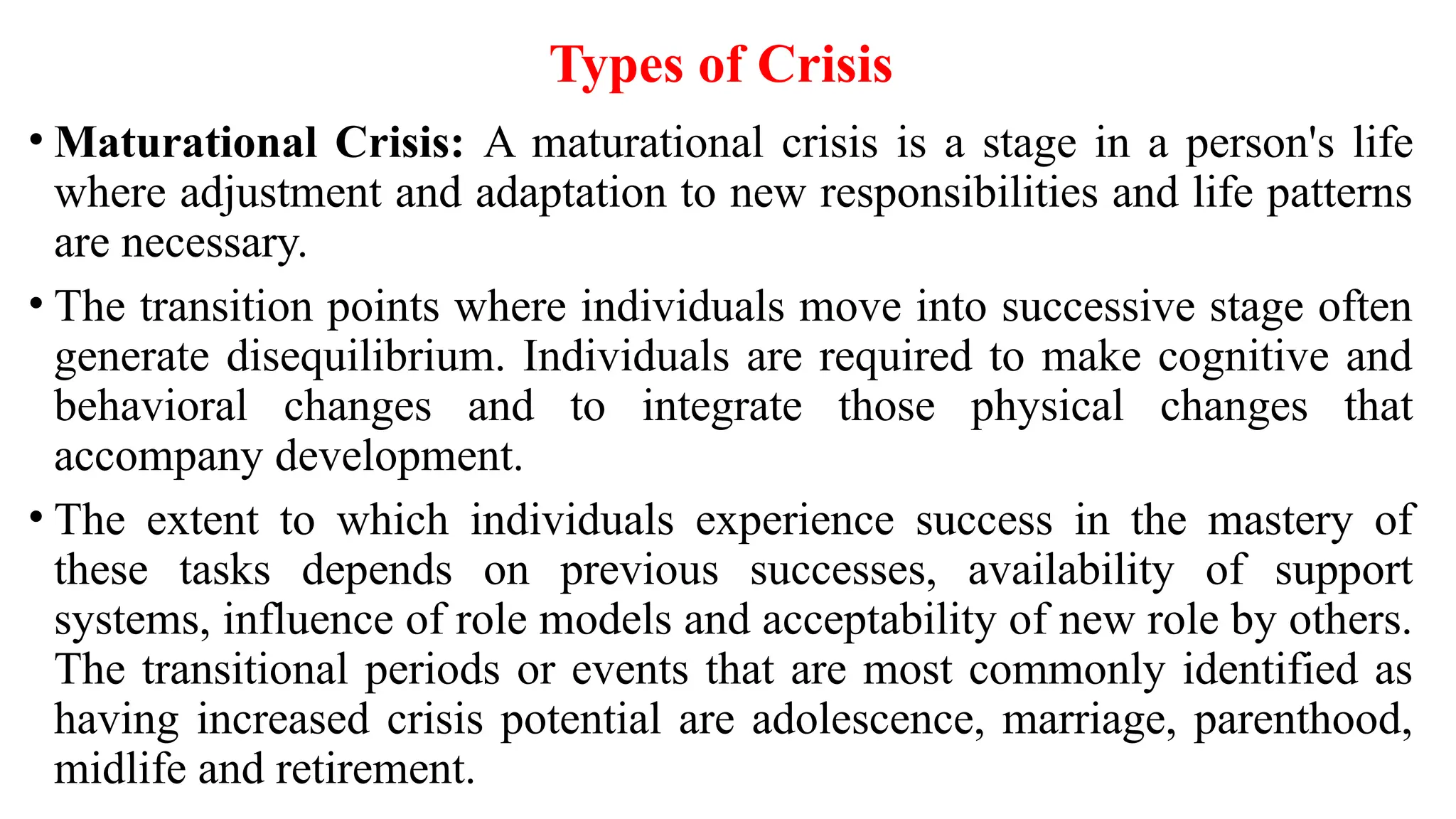 GRIEF CRISIS AND STRESS by Madhurima K.pptx