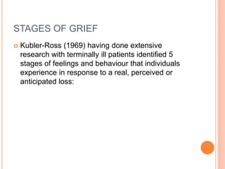 GRIEF & LOSS.pptx | Cancer | Diseases and Conditions