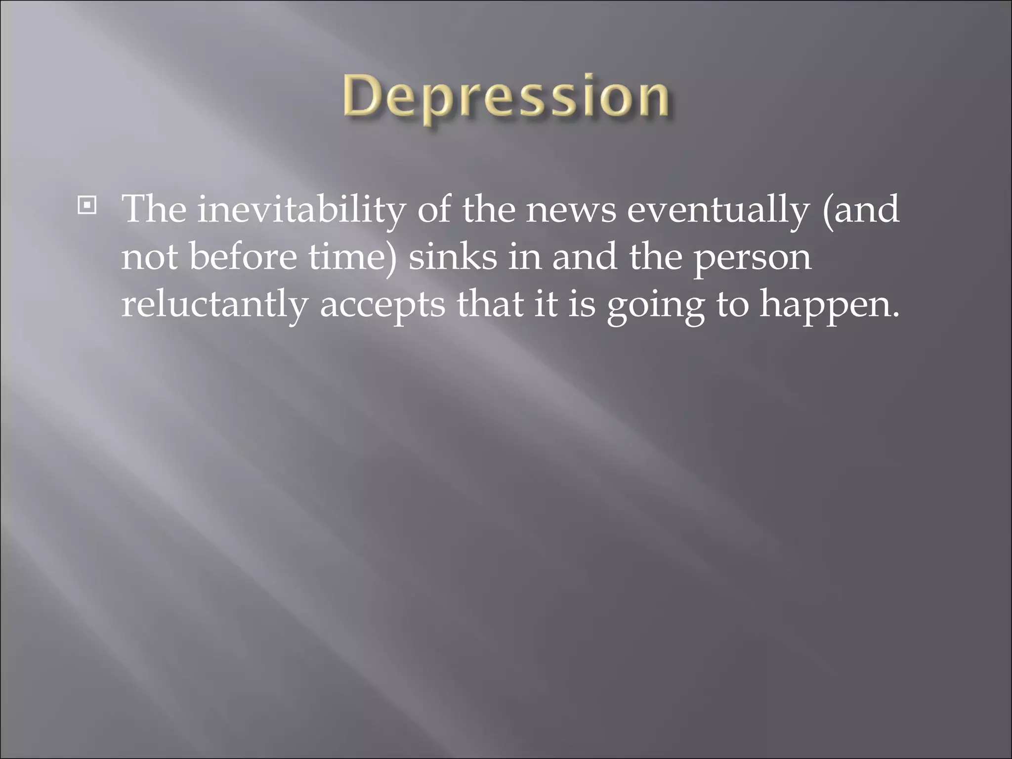 Grief, Loss,Death And Dying | PPT
