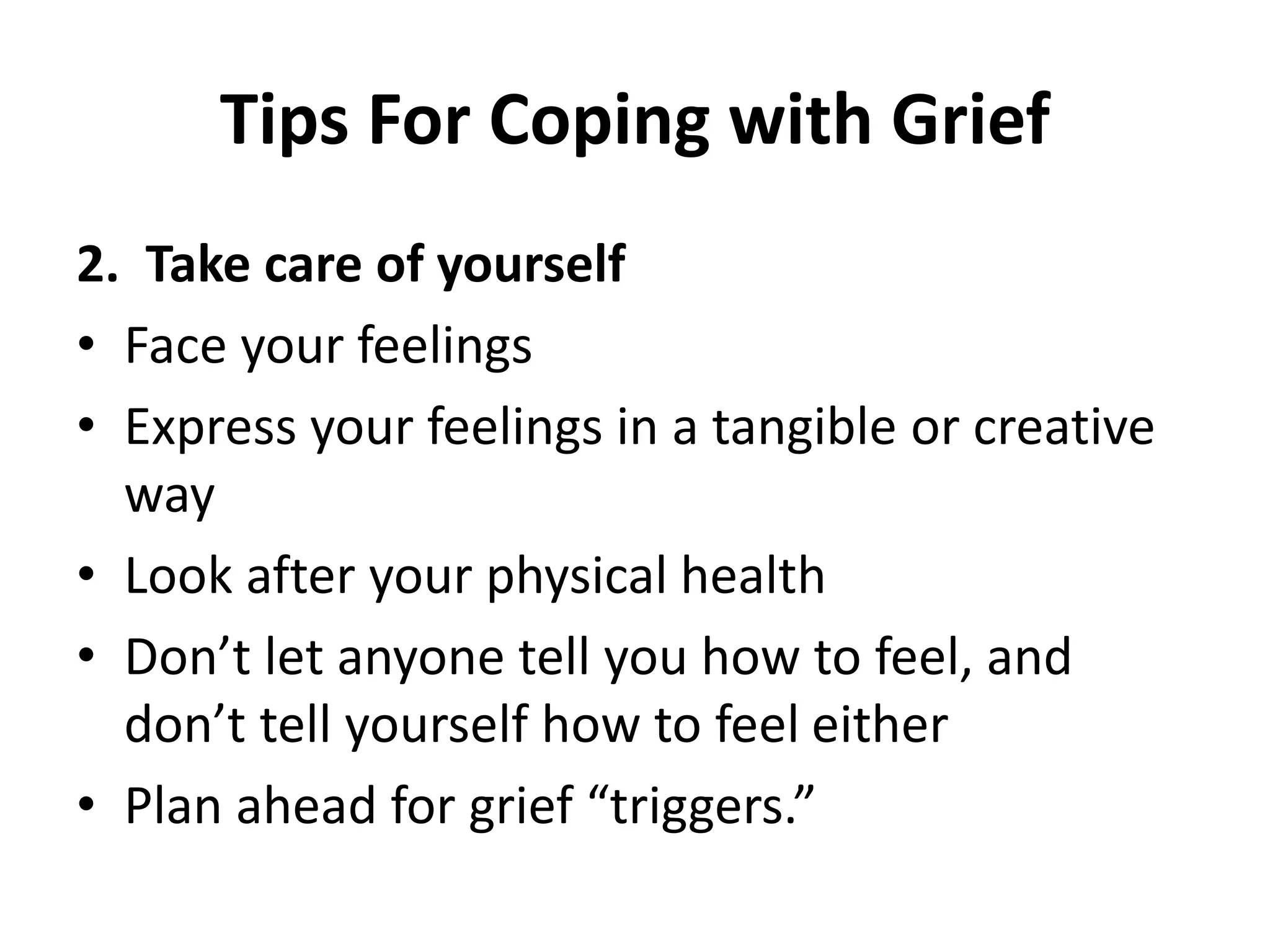 Grief presentation | PDF