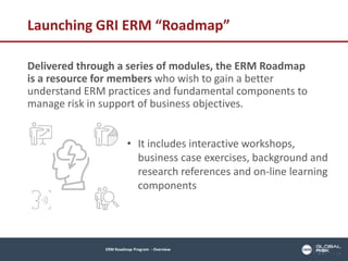 GRI ERM Roadmap - Program Overview | PPTX