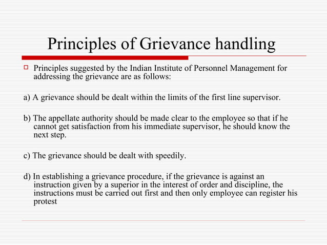 Grievance | PPT