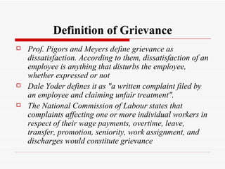 Grievance | PPT