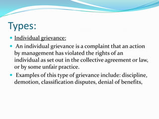 Grievance handling and grievance | PPTX