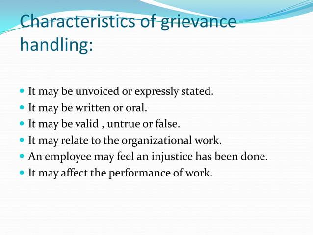 Grievance handling and grievance | PPTX