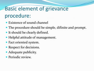 Grievance handling and grievance | PPTX