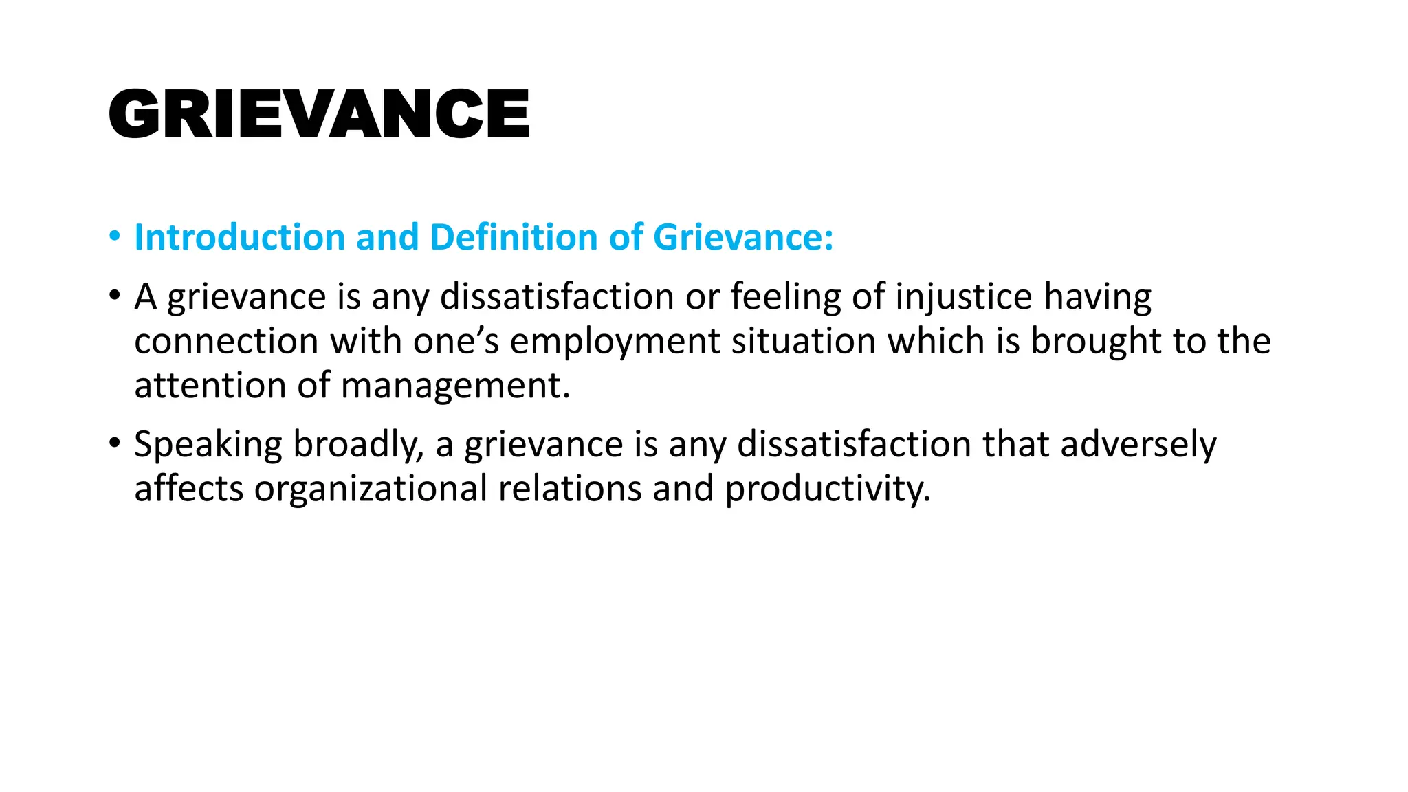 Grievance.pptx in human resources management | PPTX
