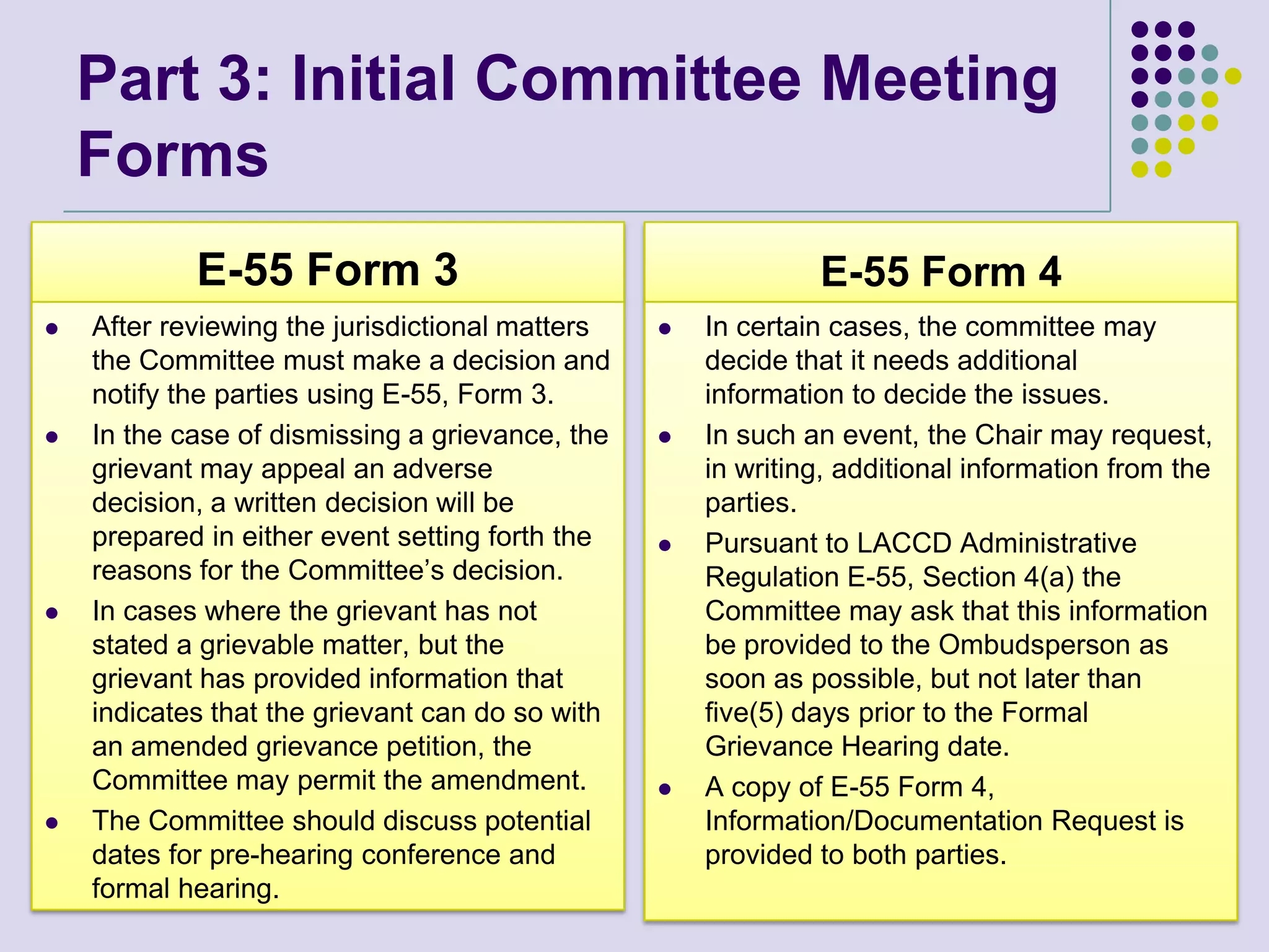 Grievance Committee Training Presentation | PPTX
