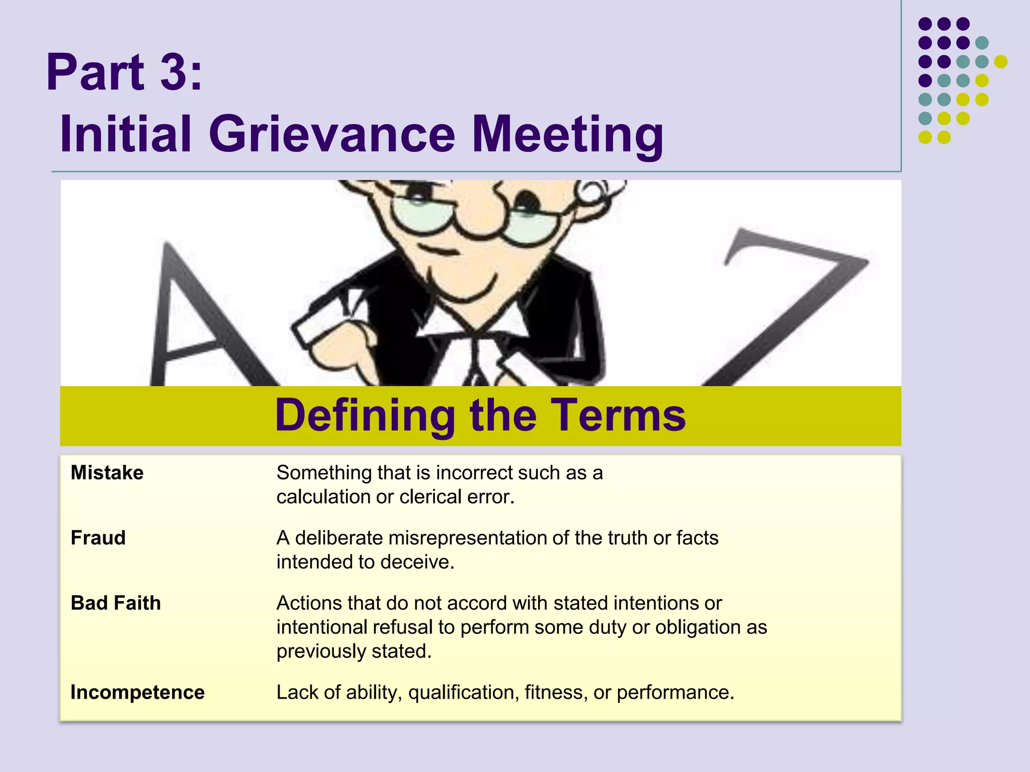Grievance Committee Training Presentation | PPTX
