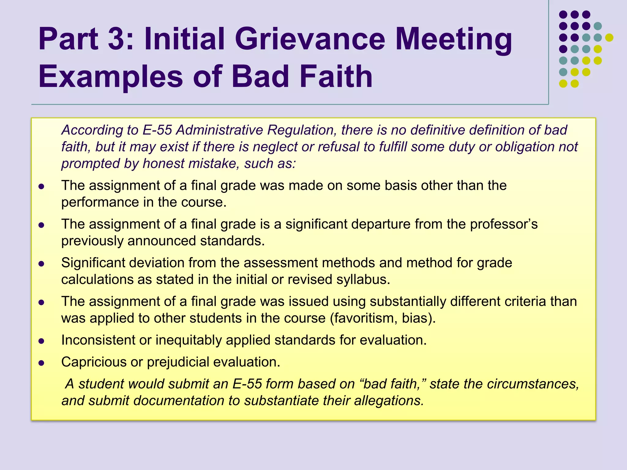 Grievance Committee Training Presentation | PPTX