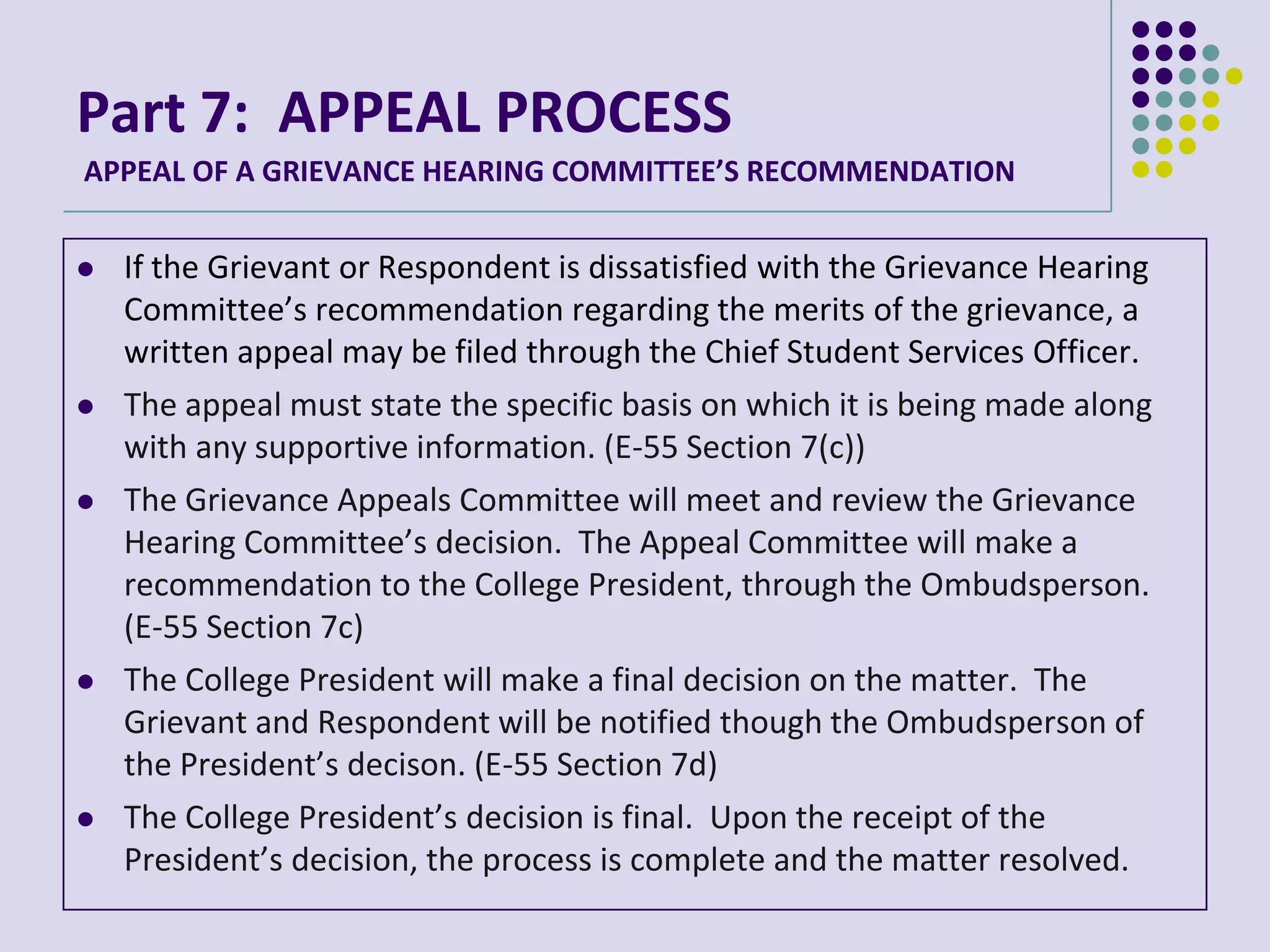 Grievance Committee Training Presentation | PPTX