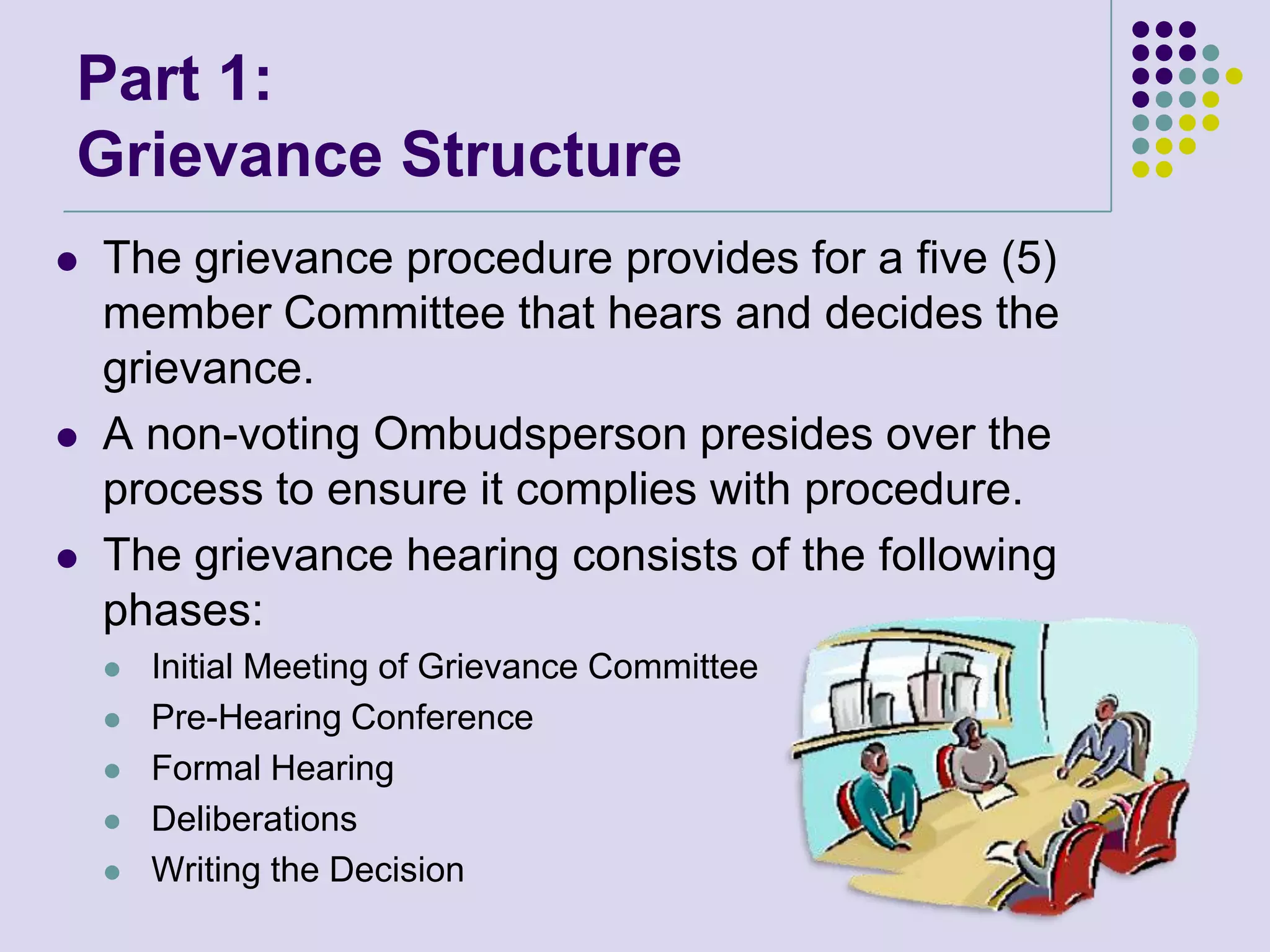 Grievance Committee Training Presentation | PPTX