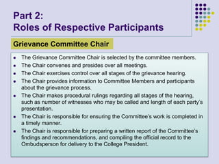 Grievance Committee Training Presentation | PPTX