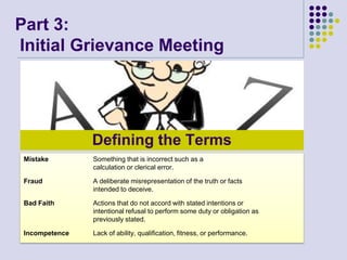 Grievance Committee Training Presentation | PPTX