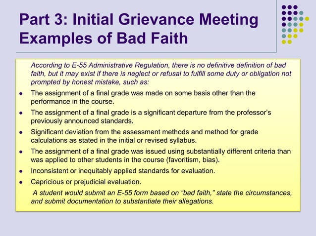 Grievance Committee Training Presentation | PPTX | Law