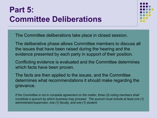 Grievance Committee Training Presentation | PPTX