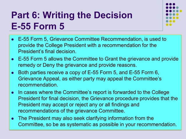 Grievance Committee Training Presentation | PPTX | Law