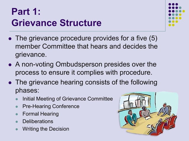 Grievance Committee Training Presentation | PPTX | Law