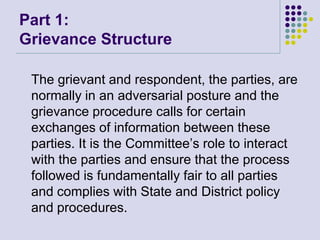 Grievance Committee Training Presentation | PPTX