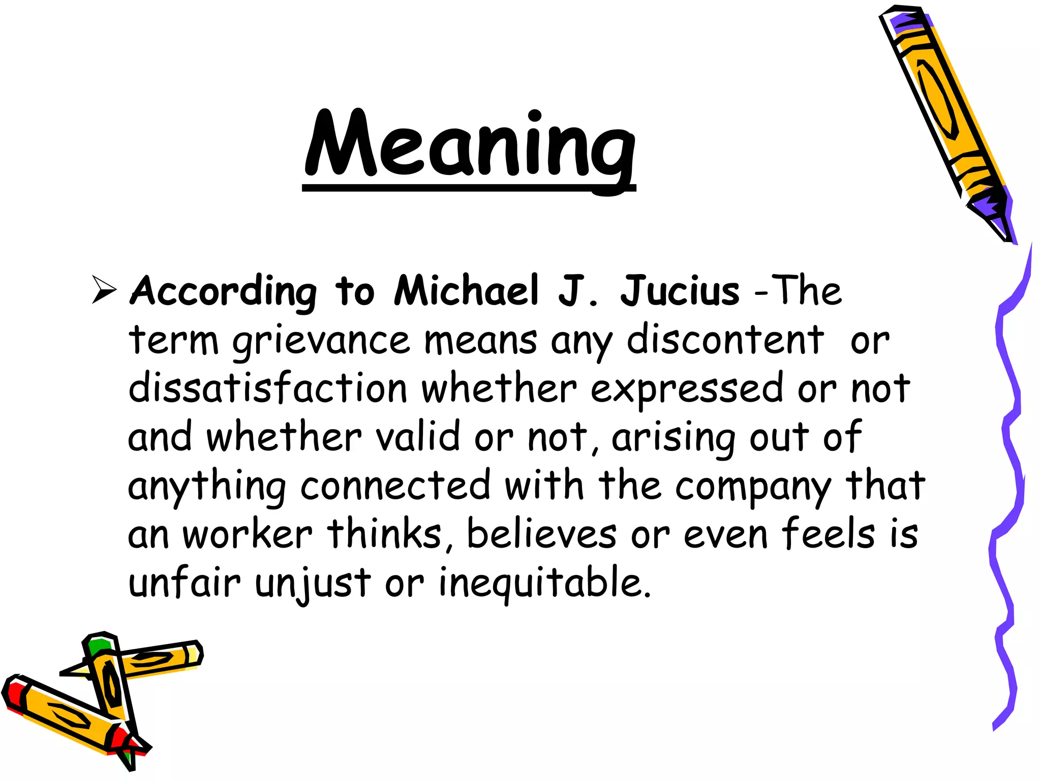 Grievance handeling | PPTX