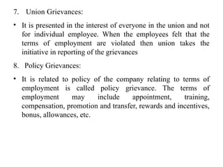 Grievance handling -construction Technology and managment | PPTX