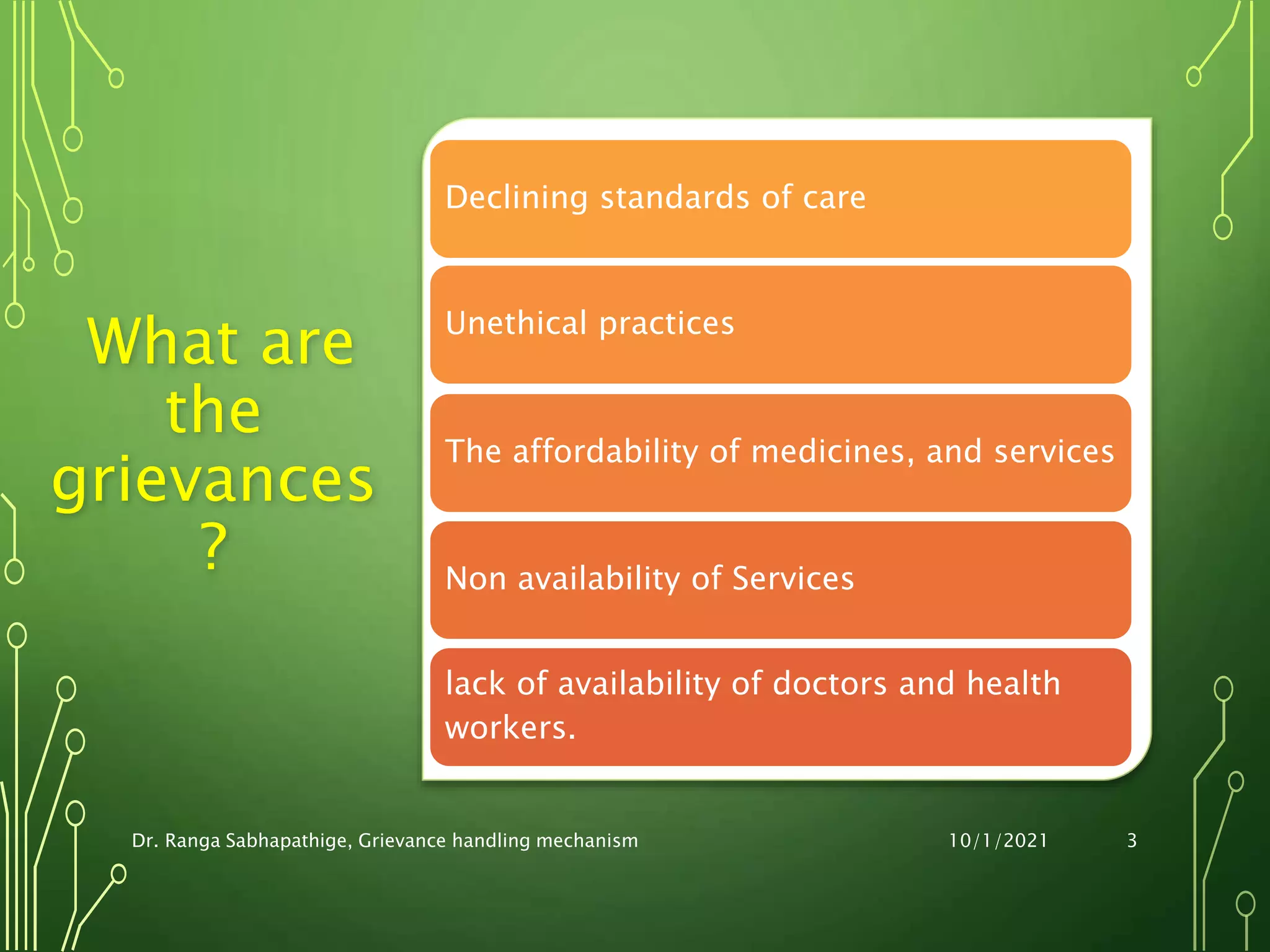 Grievance handling mechanisms in health systems | PPT Grievance handling mechanisms in health systems | PPT