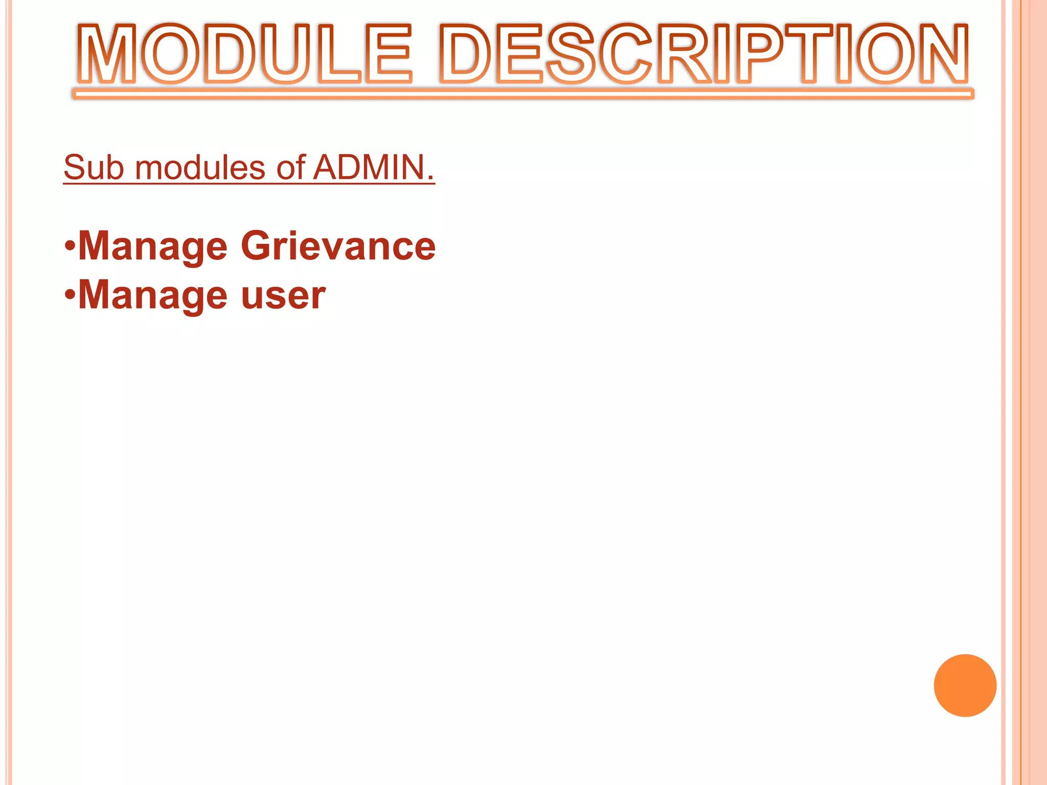 Grievance Handling System Ppt