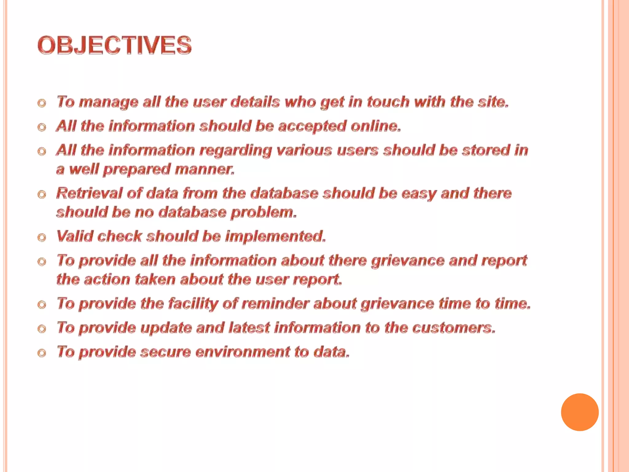 Grievance Handling System Ppt