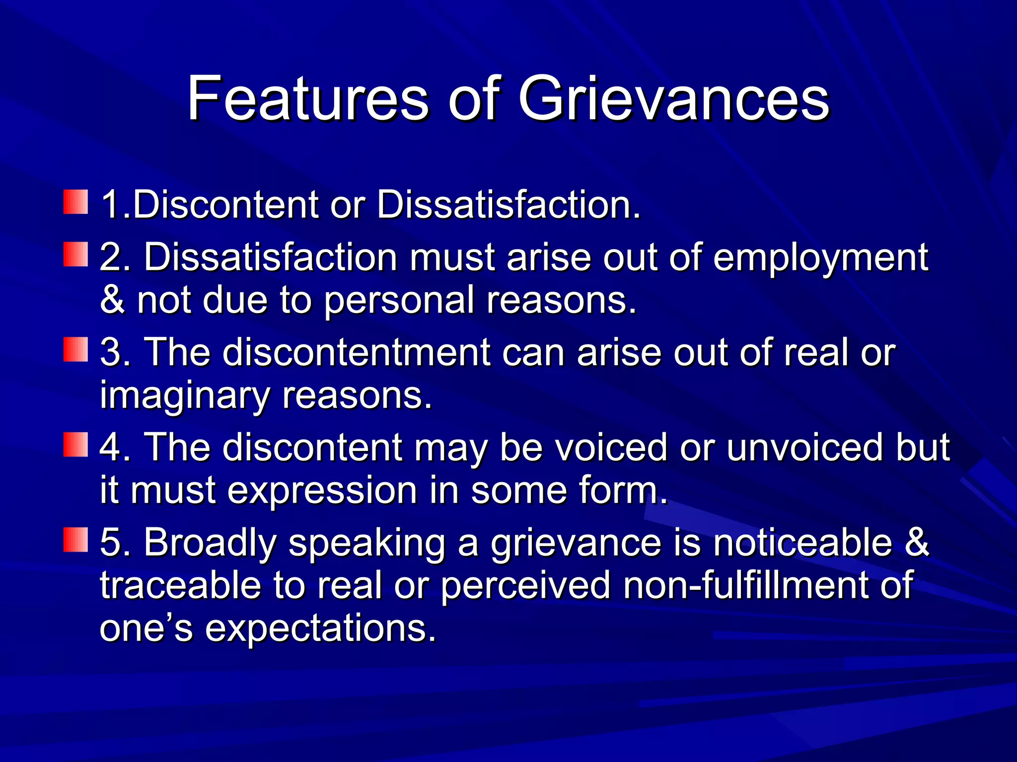 Grievance ppt | PPT