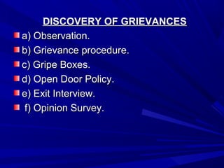 Grievance ppt | PPT