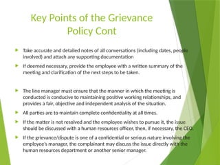 Grievance Procedure for education purpose | PPTX