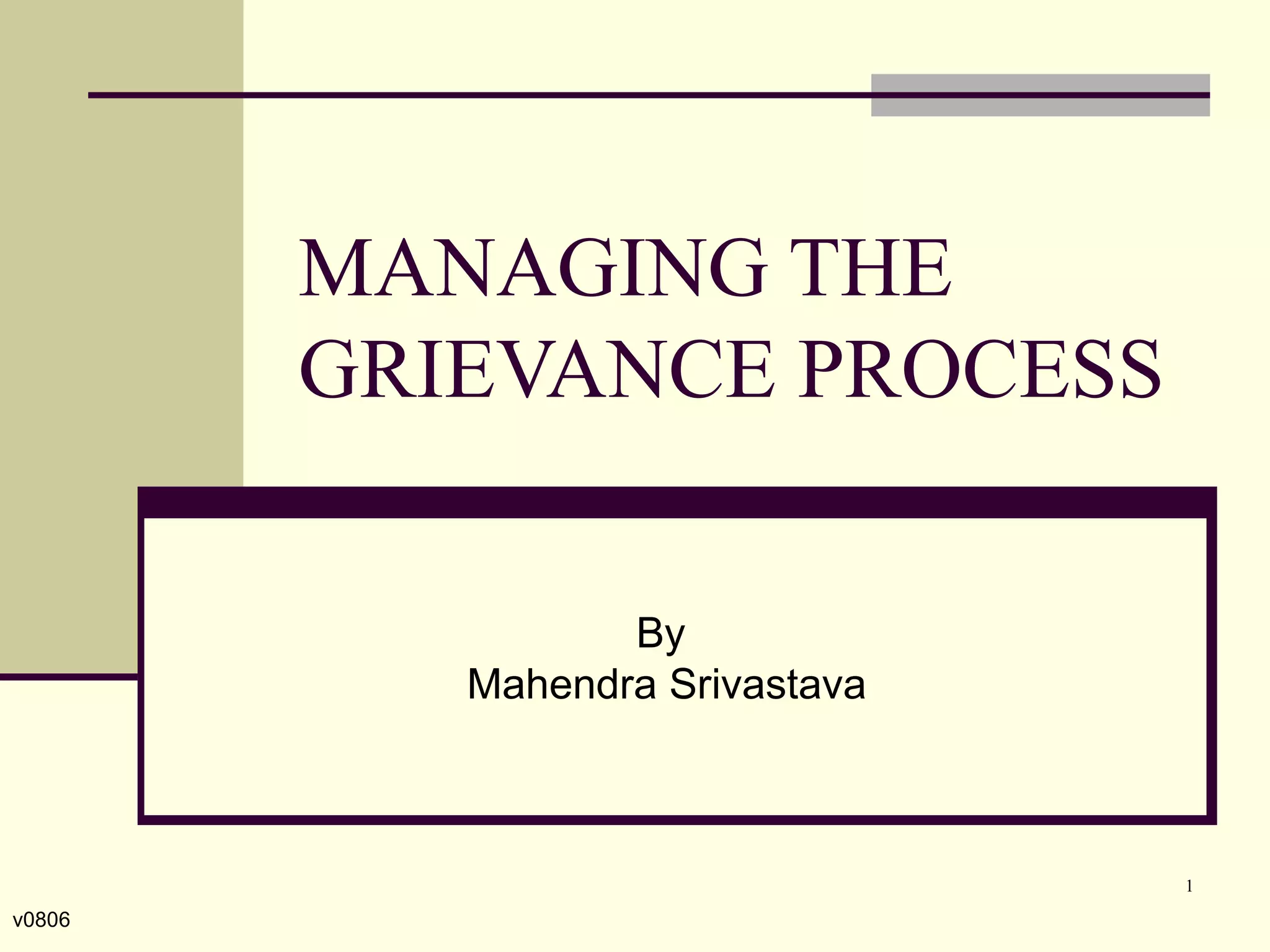 Grievance Process | PPT