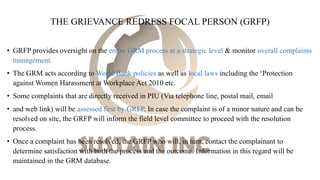Grievance Redressal Mechanism - Training Slides .pdf