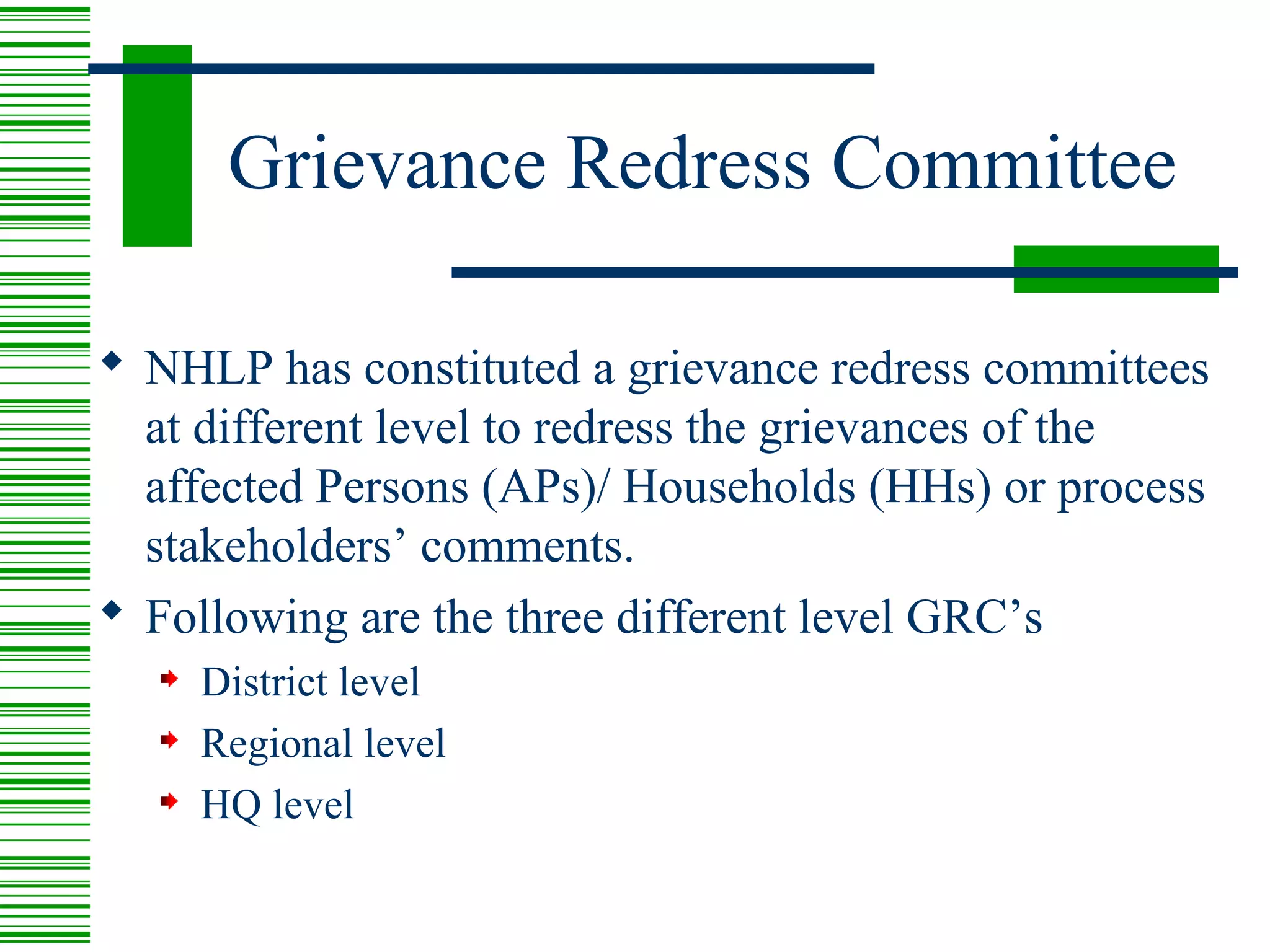 Grievance redress mechanism 2017 | PPT