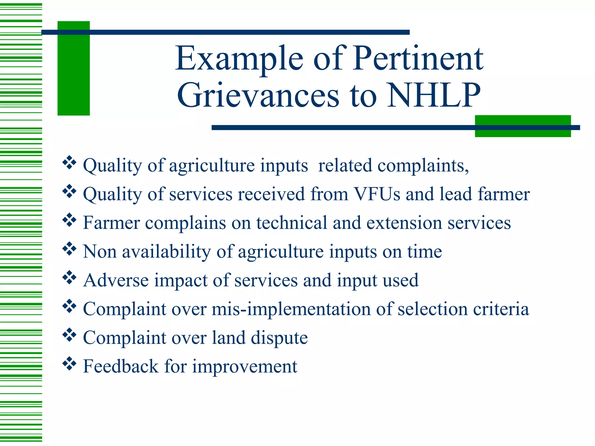 Grievance redress mechanism 2017 | PPT