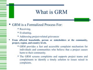 Grievance redress mechanism 2017 | PPT