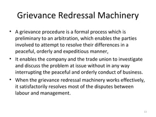 Grievances and Grievance Handling | PPT