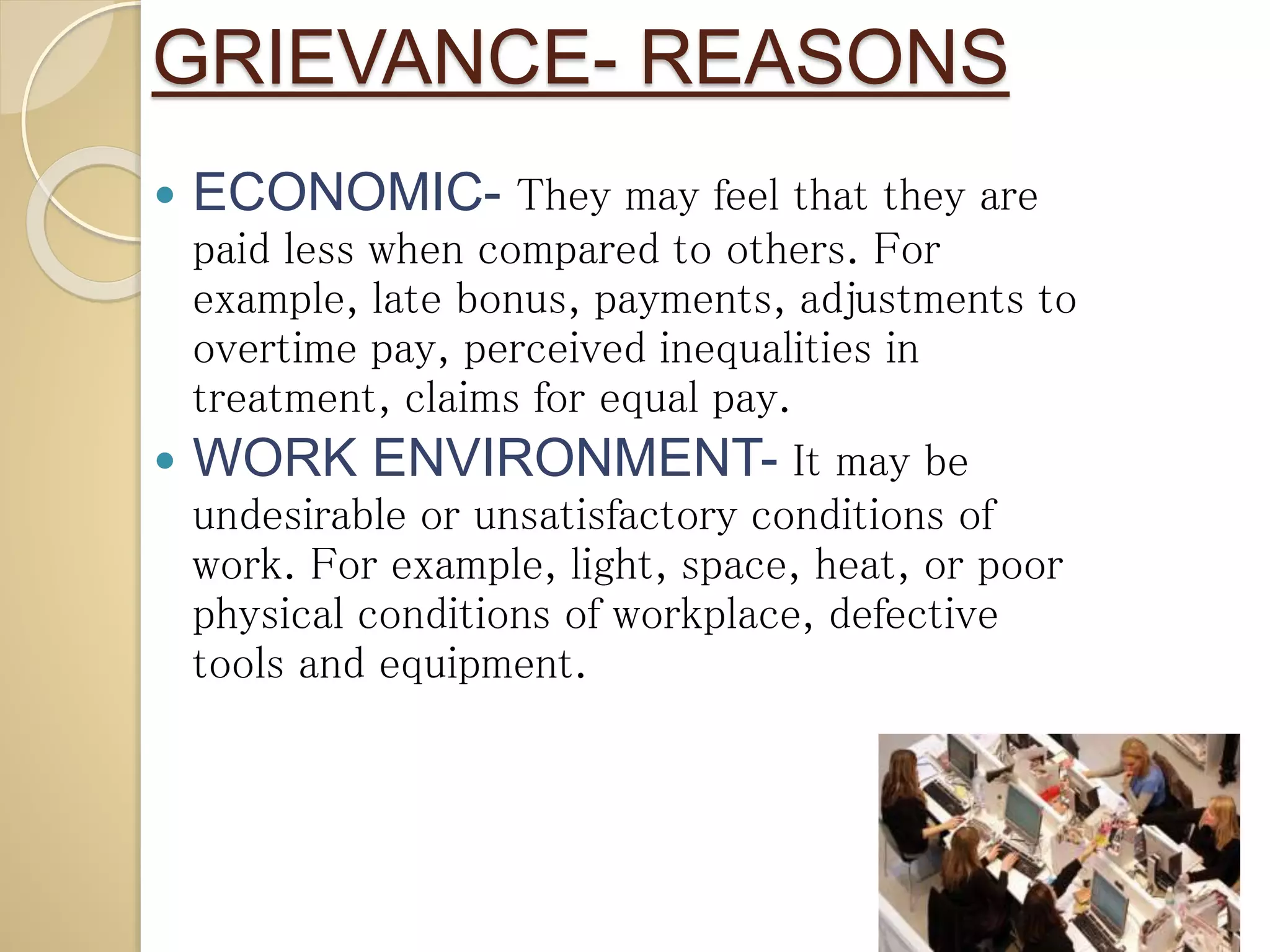 Grievances and guidelines for handling grievances | PPTX