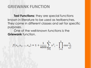 Gradient Steepest method application on Griewank Function | PPTX