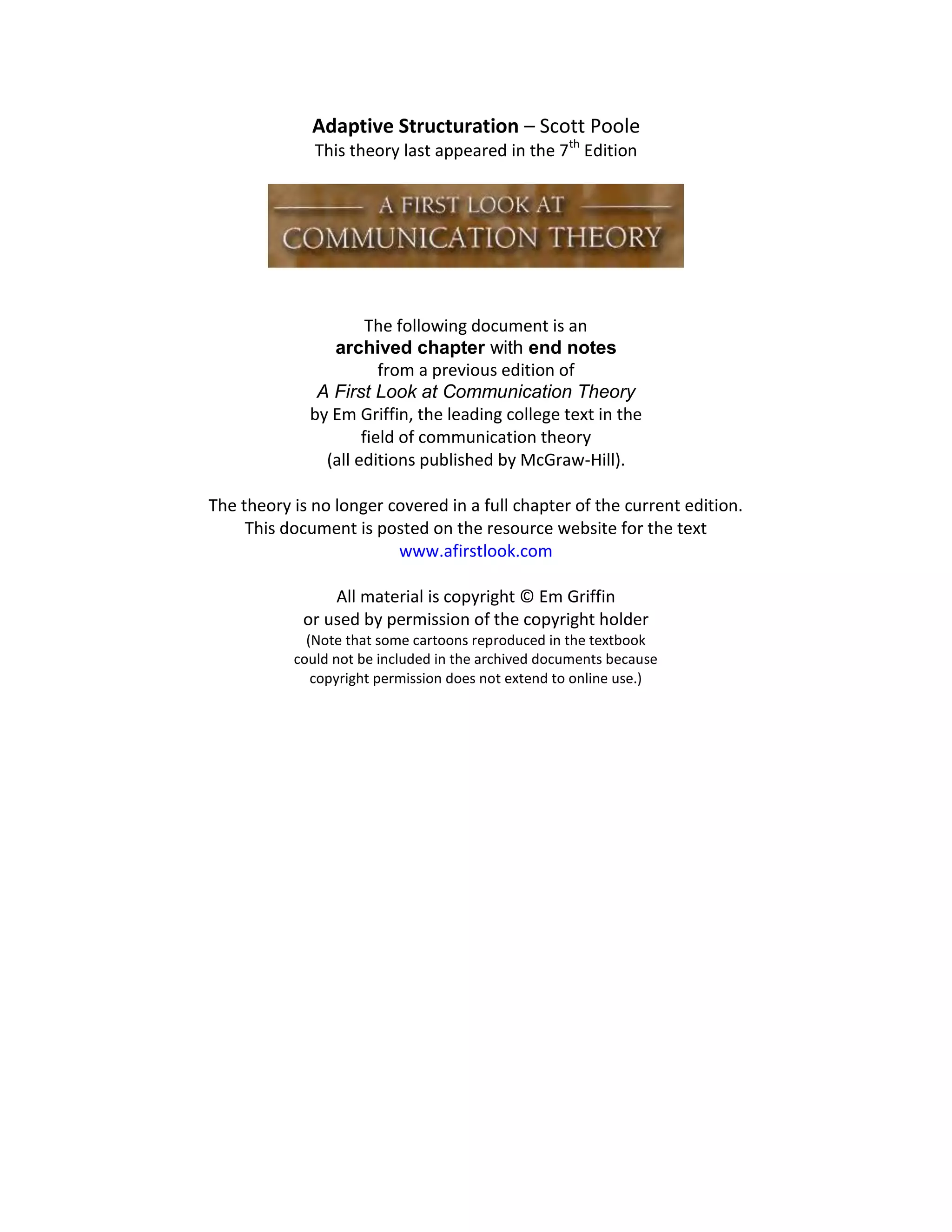 Griffin adaptive structuration_theory_fernando_ilharco (1) | PDF