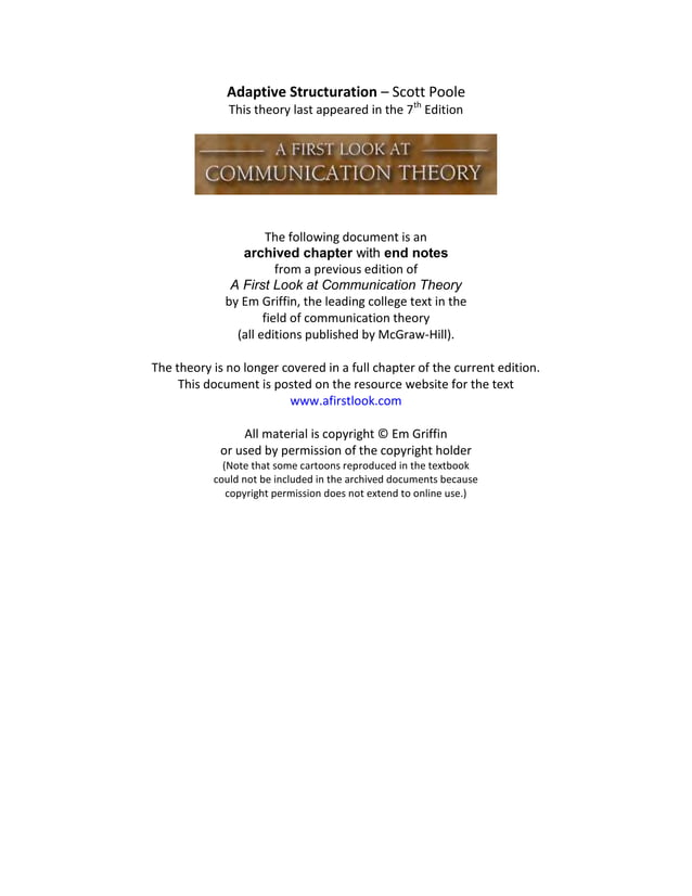 Griffin adaptive structuration_theory_fernando_ilharco (1) | PDF