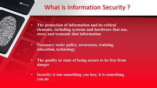 Information security / Cyber Security ppt | PPT