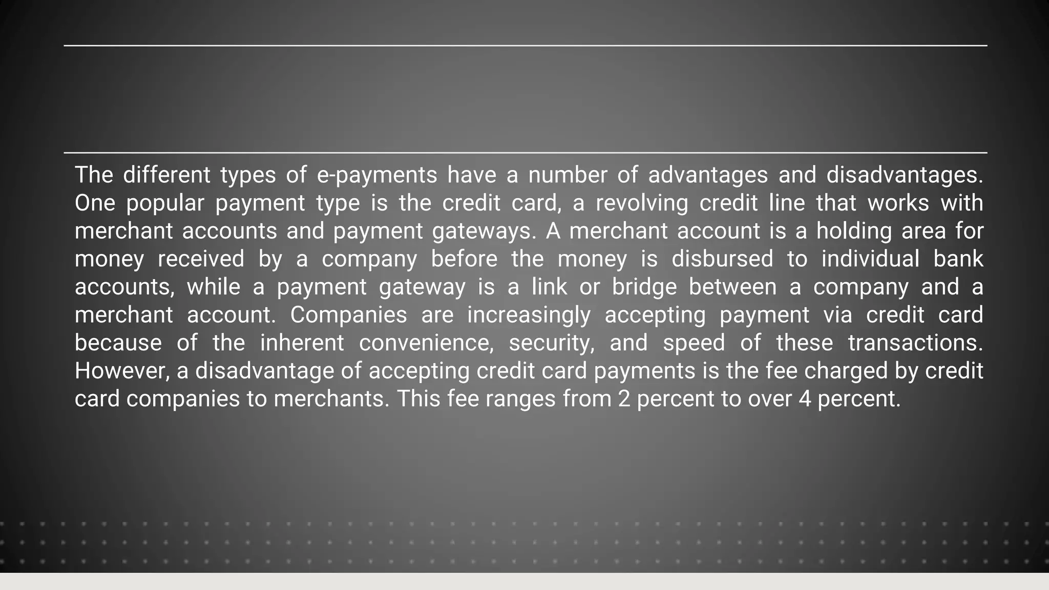 Introduction to B2B Electronic Payments | PPTX | Credit Cards ...