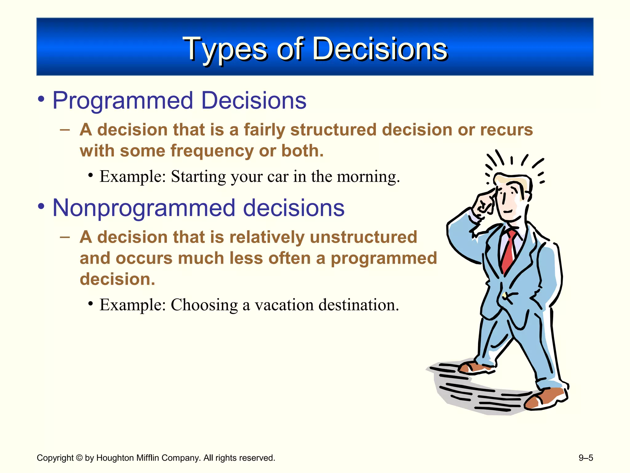Griffin types of decision making | PPT
